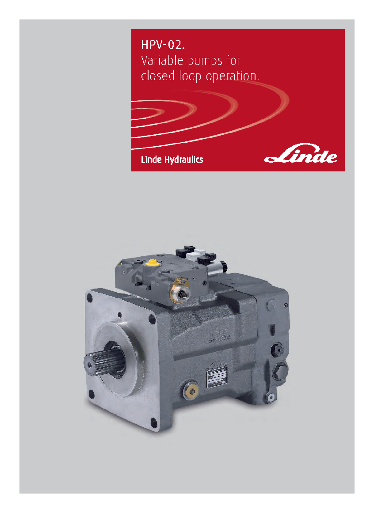 HPV 02 Variable Pump en - lectra reomencdad - HPV-02. Variable pumps ...