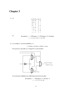 Charter Four Solution - Fundamentals of Digital Logic with VHDL Design (3rd) - Chapter 4 SOP ...