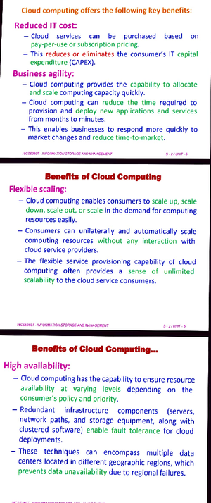 ISM Unit 4 - ...... - UNIT - IV Storage Security And Management Storage Security And Management ...