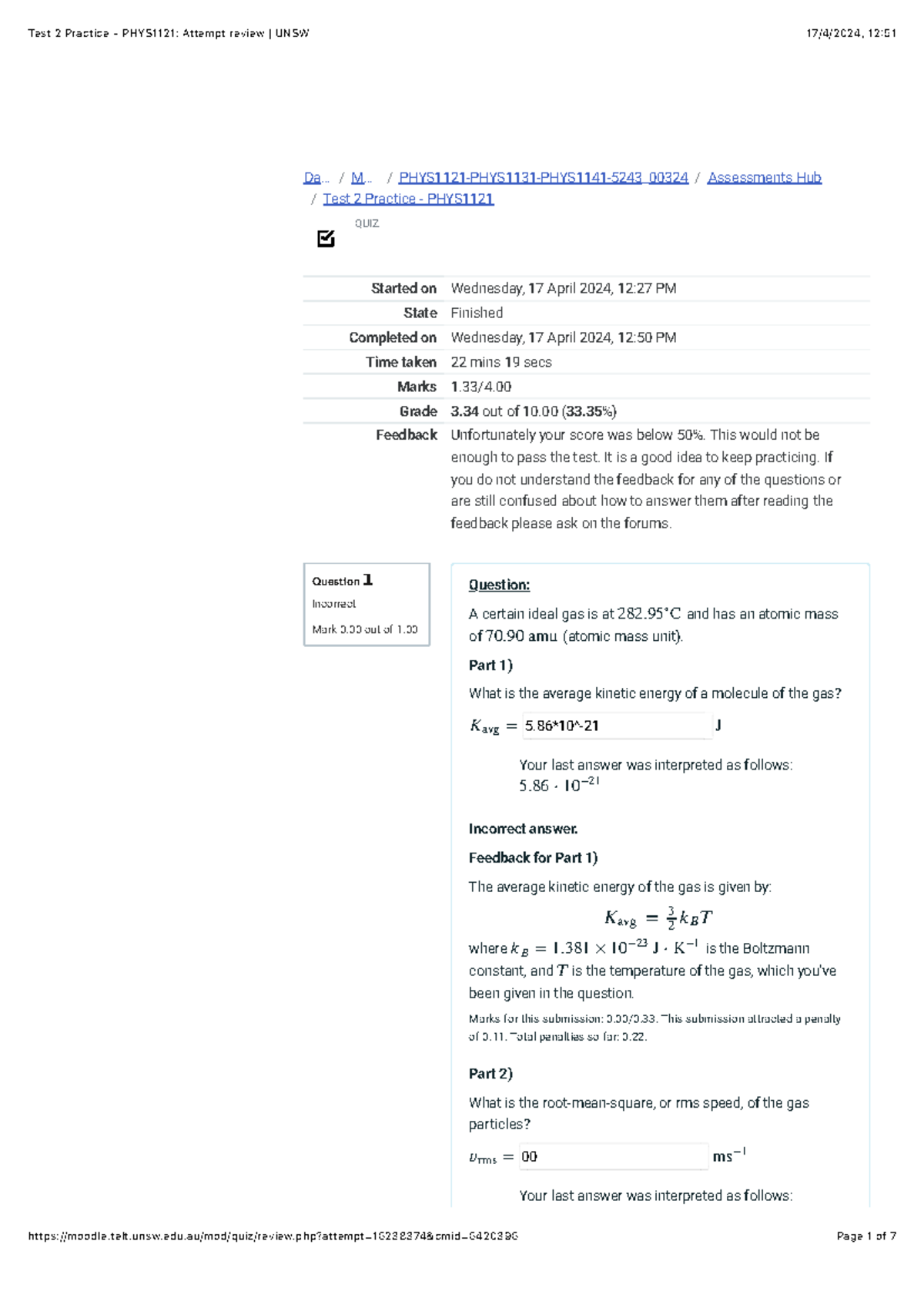 PHYSICS 1A Lab test - Da... / M... / PHYS1121-PHYS1131-PHYS1141-5243 ...