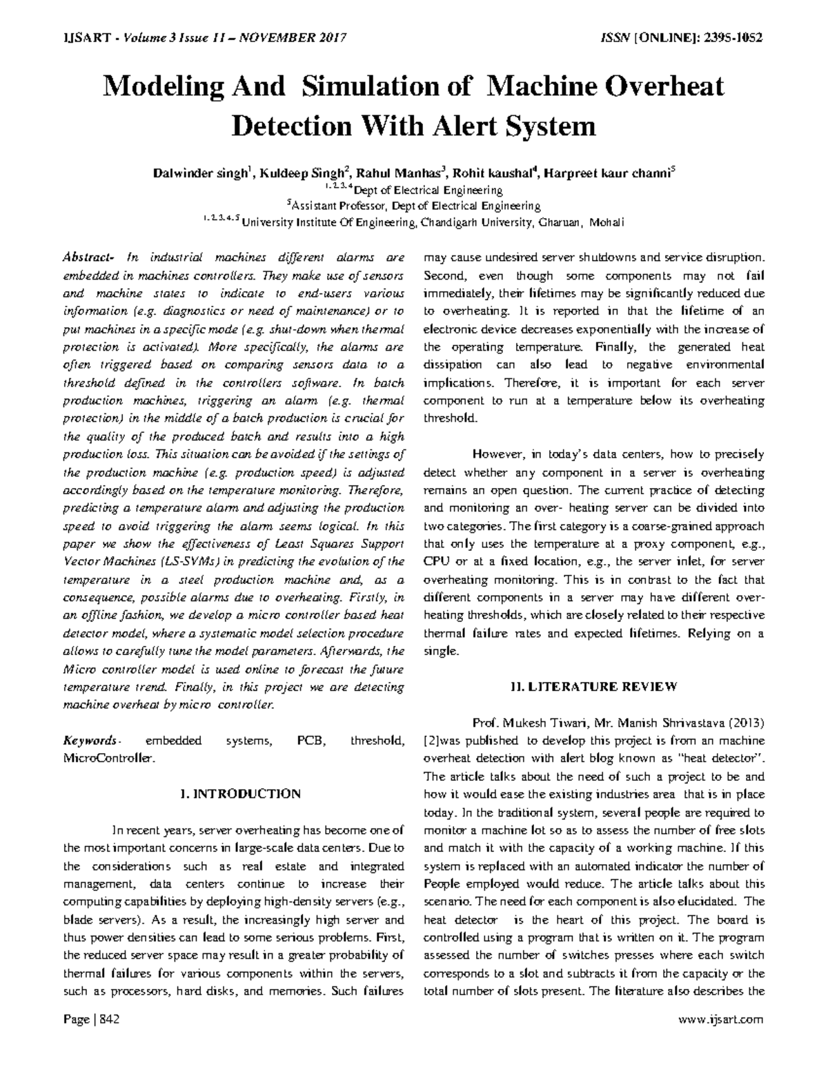 22 - GOOD - Modeling And Simulation of Machine Overheat Detection With ...