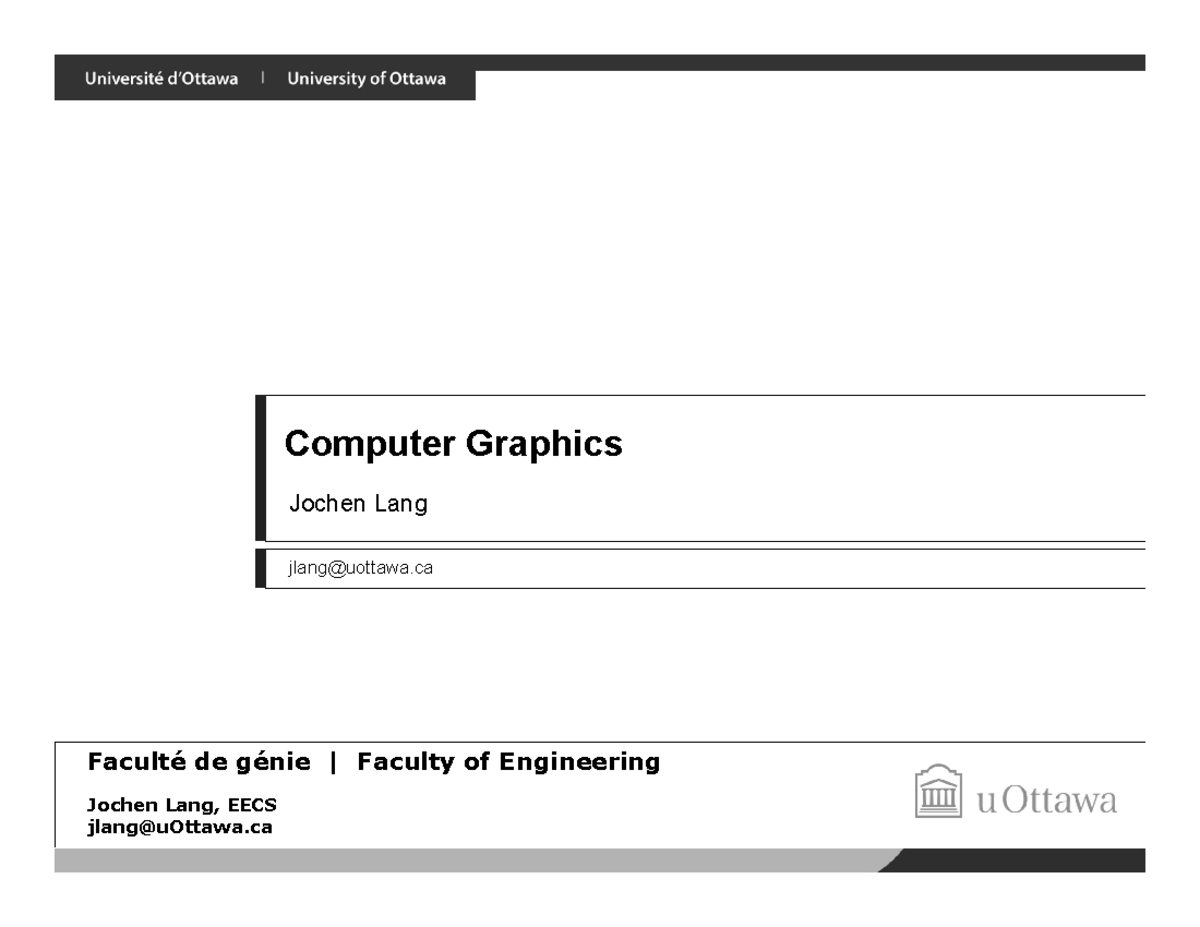 2DTransformations - Lecture notes for 2d Transformation - Jochen Lang ...