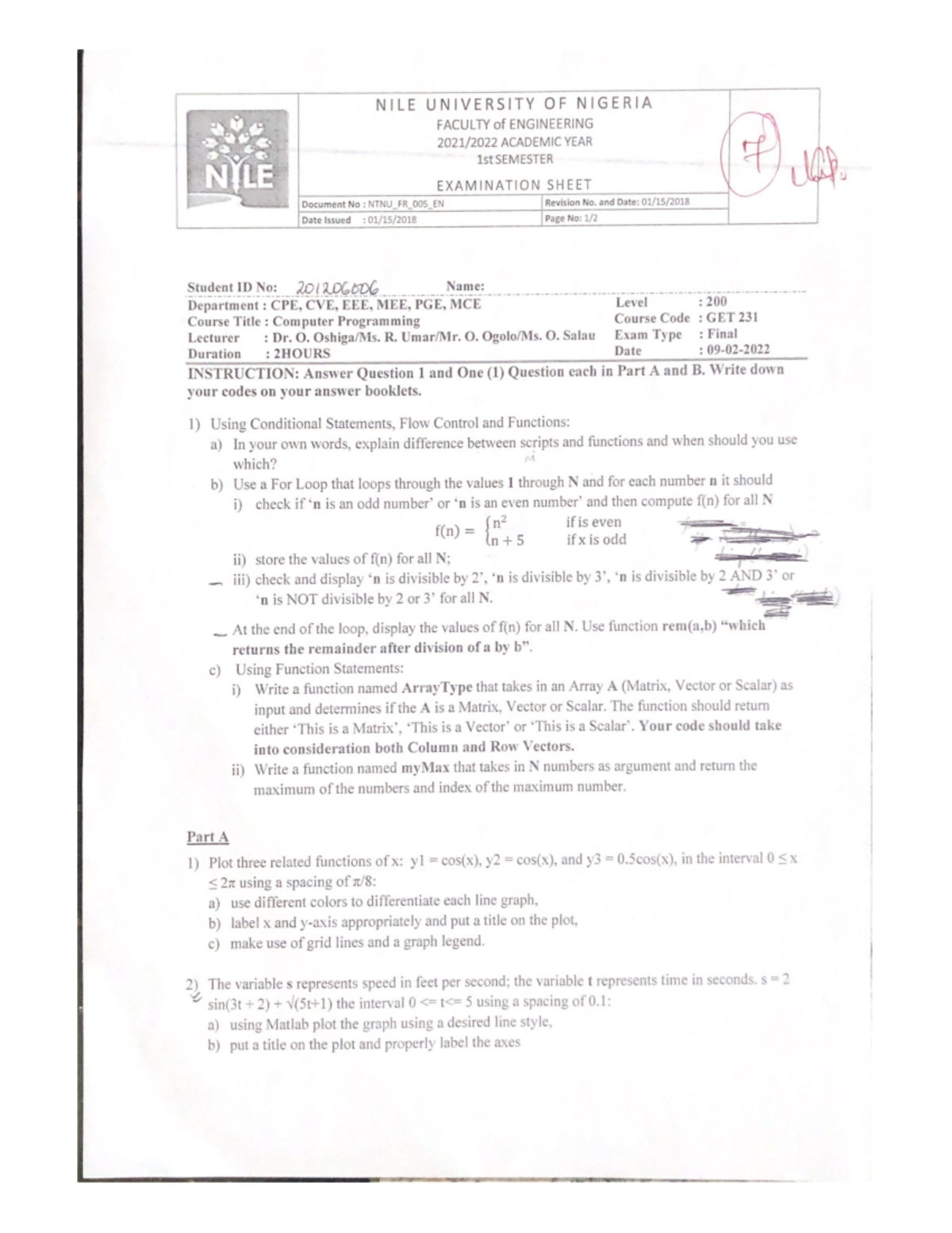 NILE University OF Nigeria - Applied Mechanics - Studocu