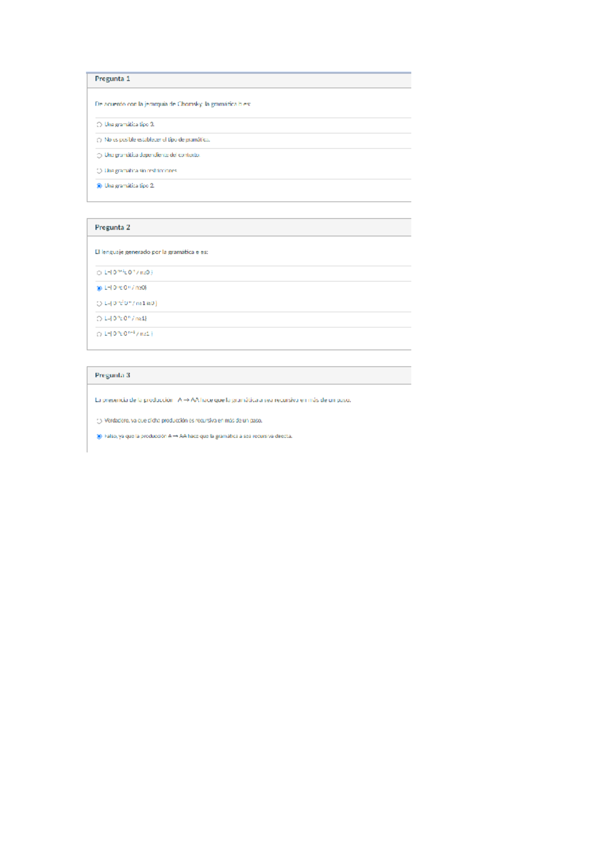 Lenguajes formales TP1 71,67% - Lenguajes Formales y Computabilidad - Studocu