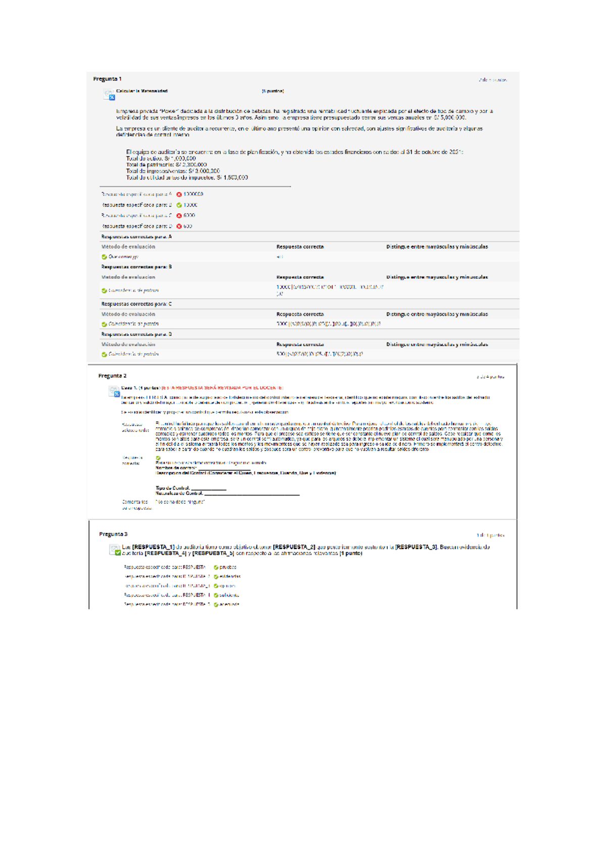 Pc 1 y 2 Tecnicas auditoria - Pc - Studocu