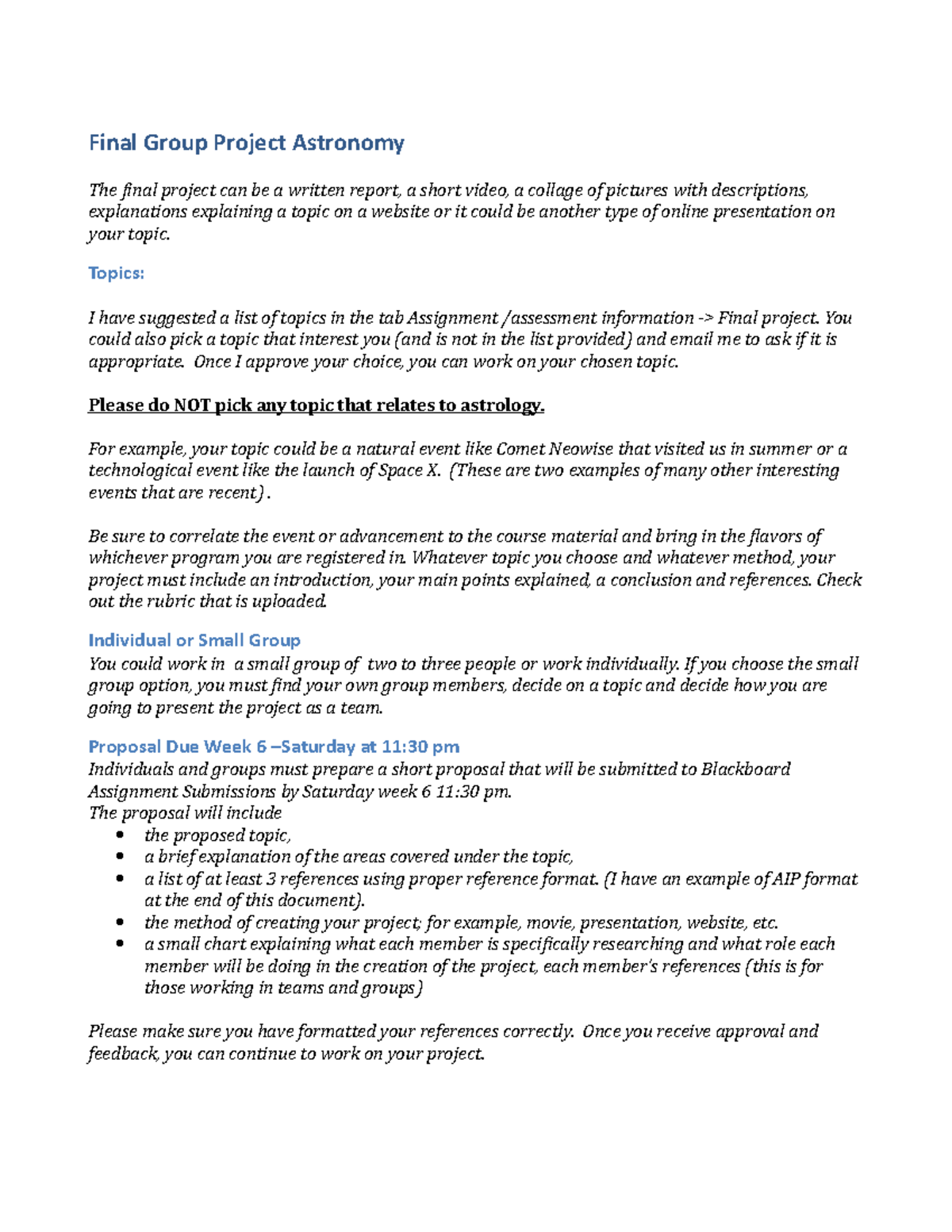 AStronomy Final Group Project 2020(1) - Final Group Project Astronomy ...