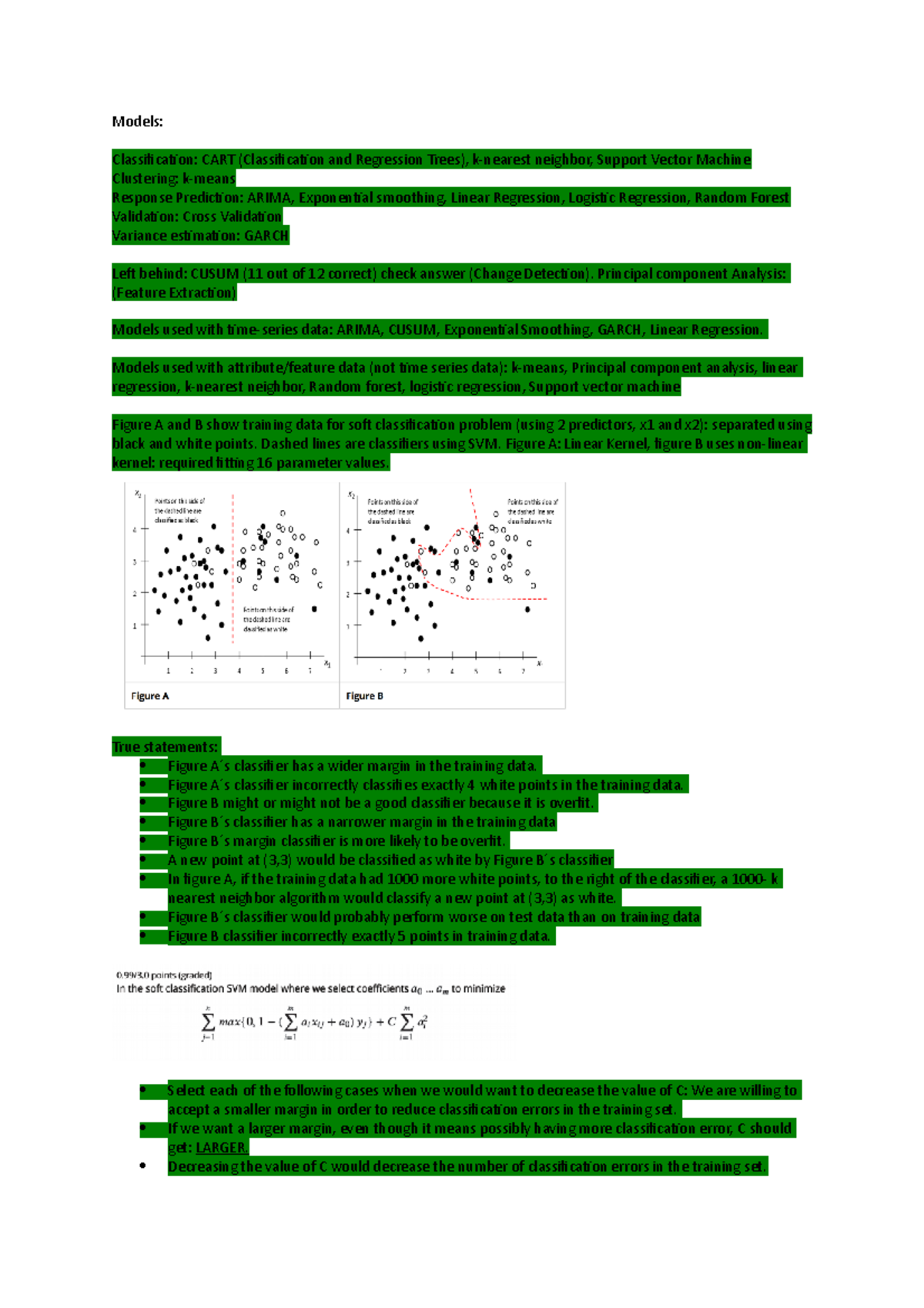 Midterm 1 - Preparation - Models: Classification: CART (Classification ...