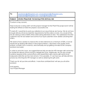 Inviation Email - Invitation to Plant Pals Meeting Agenda - To ...