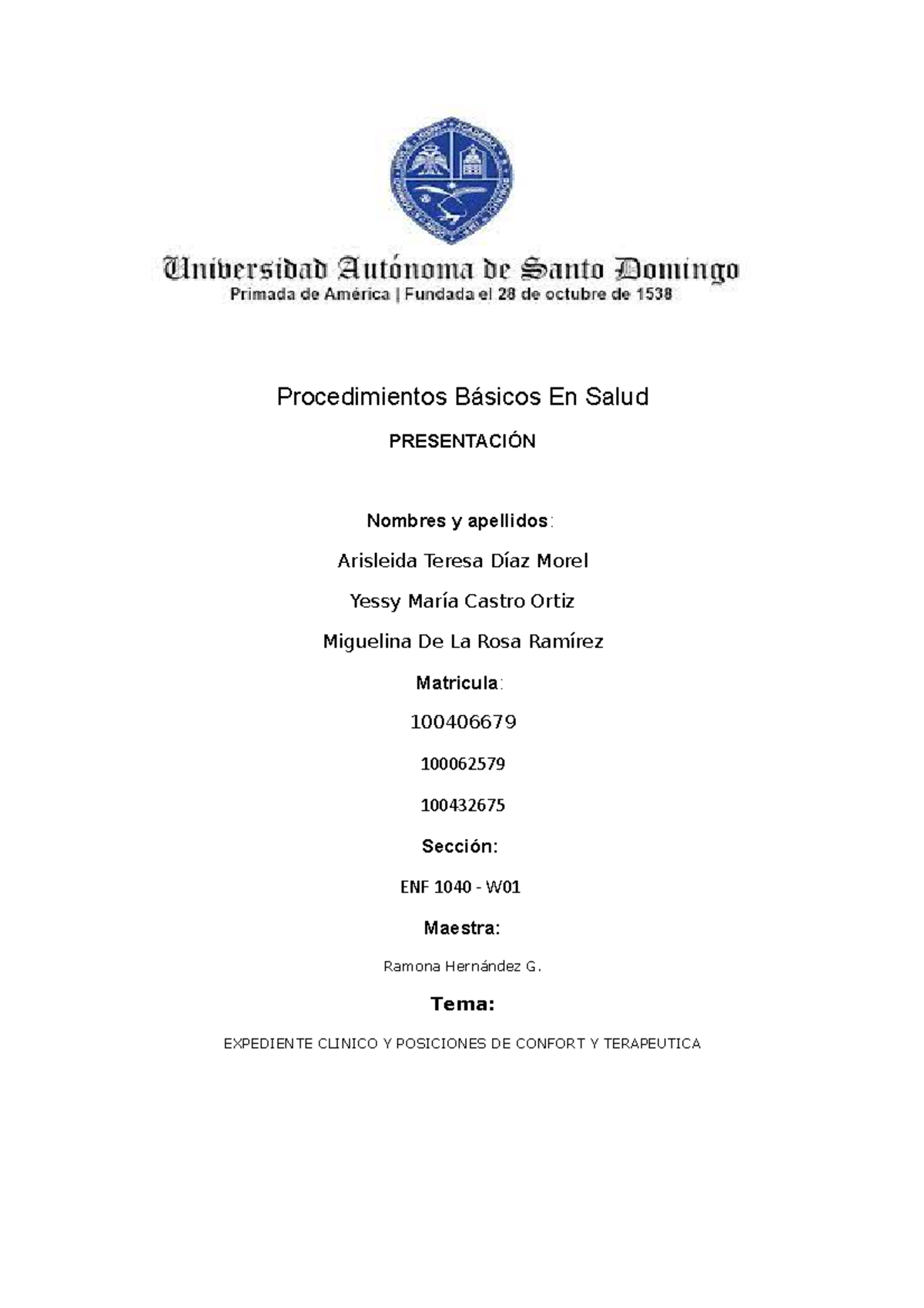 Procedimientos Básicos En Salud ( posiciones terapeuticas ) - Procedimientos Básicos En Salud ...
