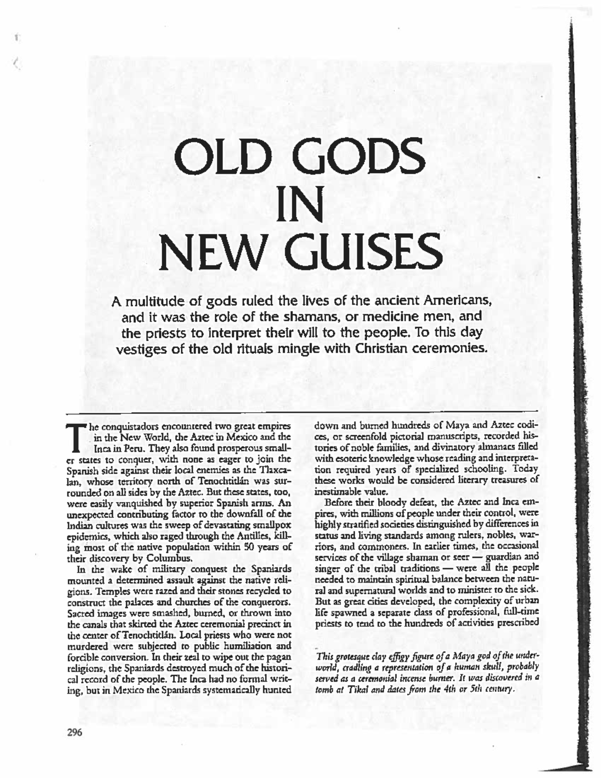 5- Old Gods New Guises - good stuff - CNT-148 - Studocu