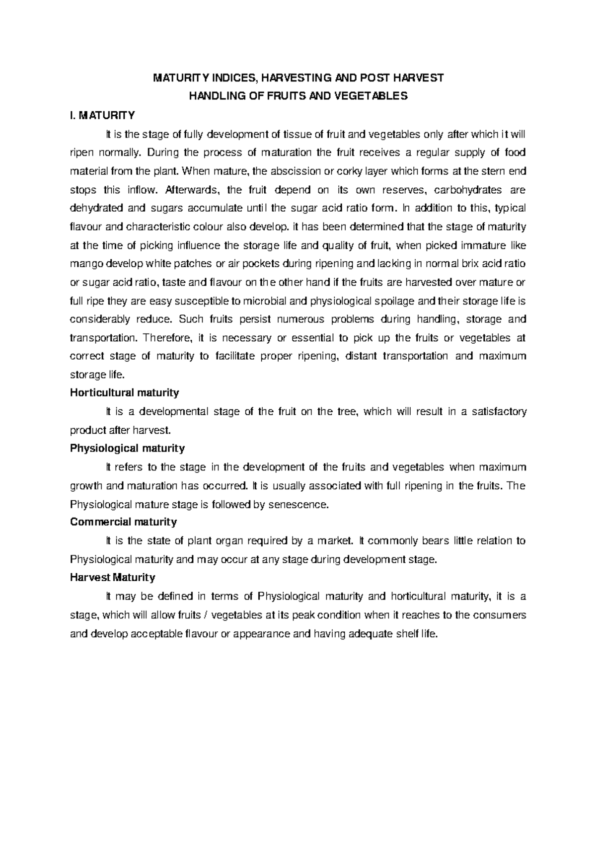 DOC-20230319-WA0008 - Lecture notes based on maturity indices of ...
