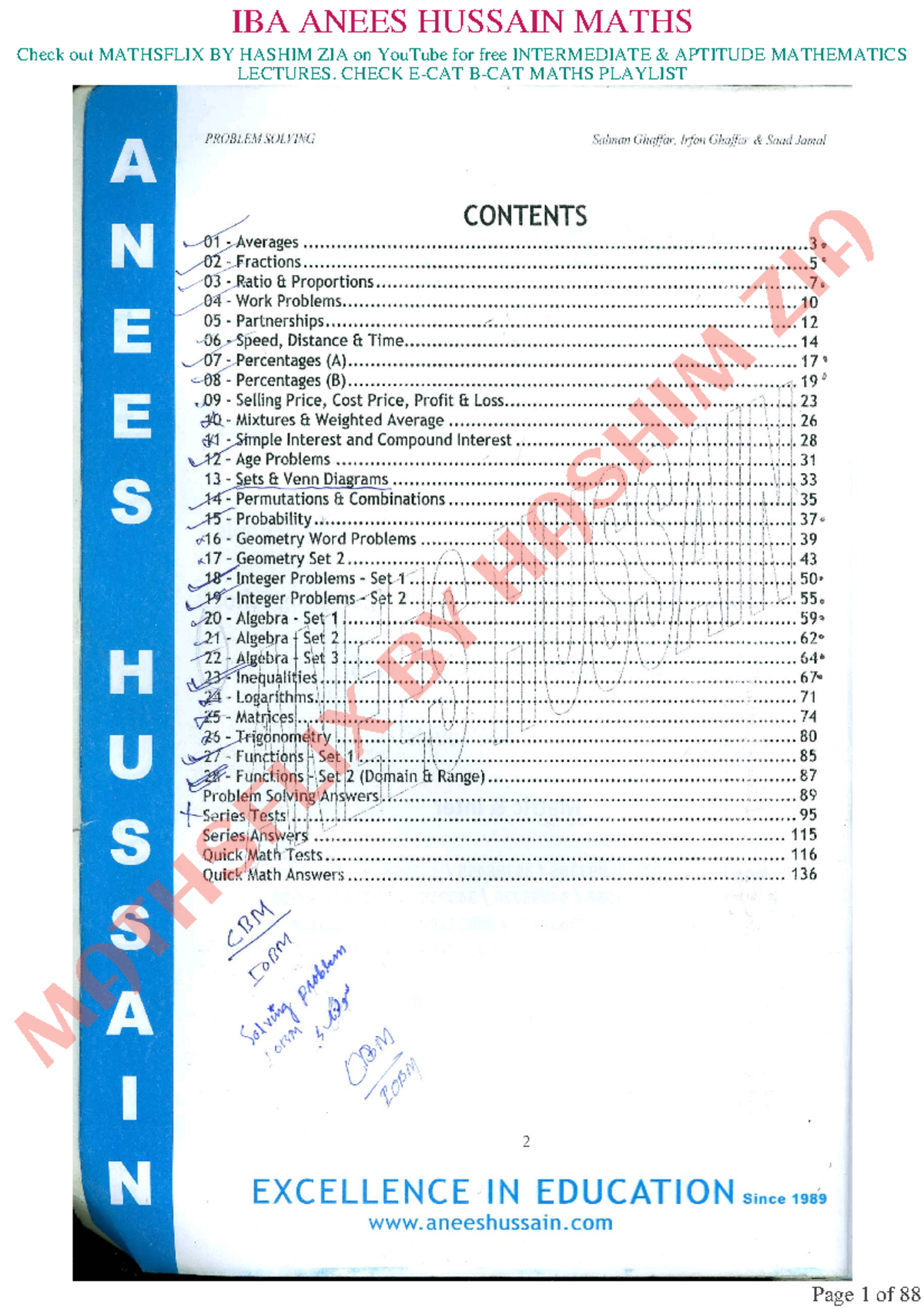 IBA Maths Anees Hussain - MATHSFLIX BY HASHIM ZIA Check out MATHSFLIX ...