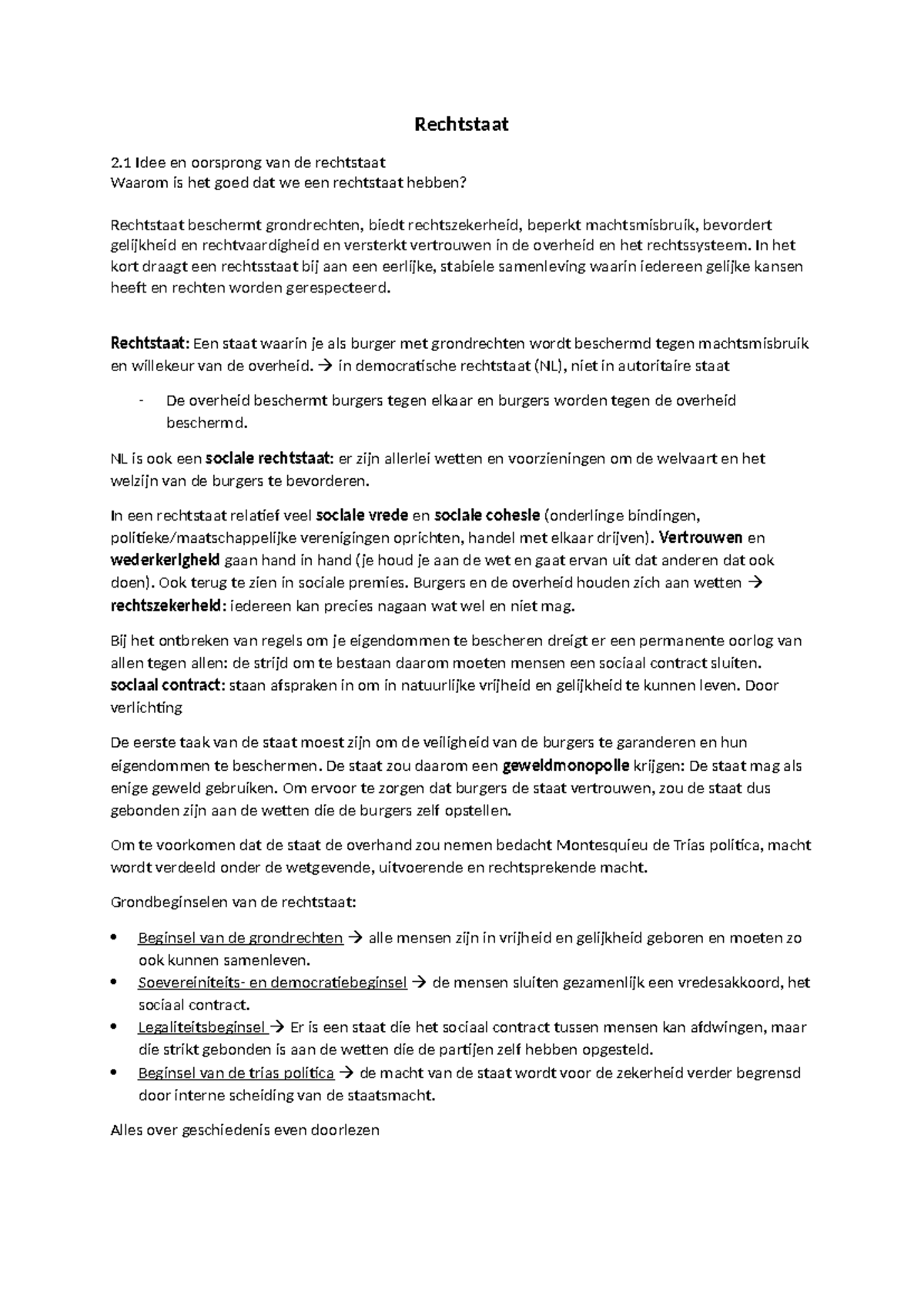 Rechtstaat - In het kort draagt een rechtsstaat bij aan een eerlijke ...