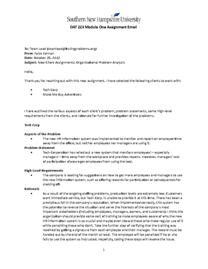 DAT 223 Project Two - SNHU - DAT 223 Project Two Client Proposal Part 2 ...