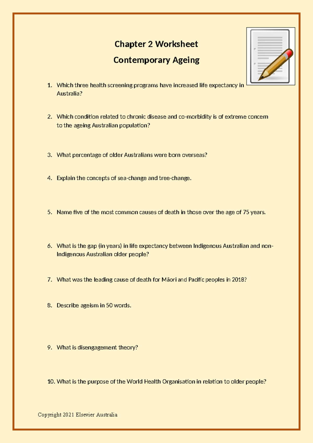 Chapter 002 Worksheet - entry ticket - Chapter 2 Worksheet Contemporary ...