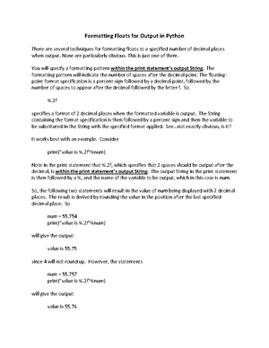 If-else handout - Lecture note summaries - if-else statement Please read the following to ...