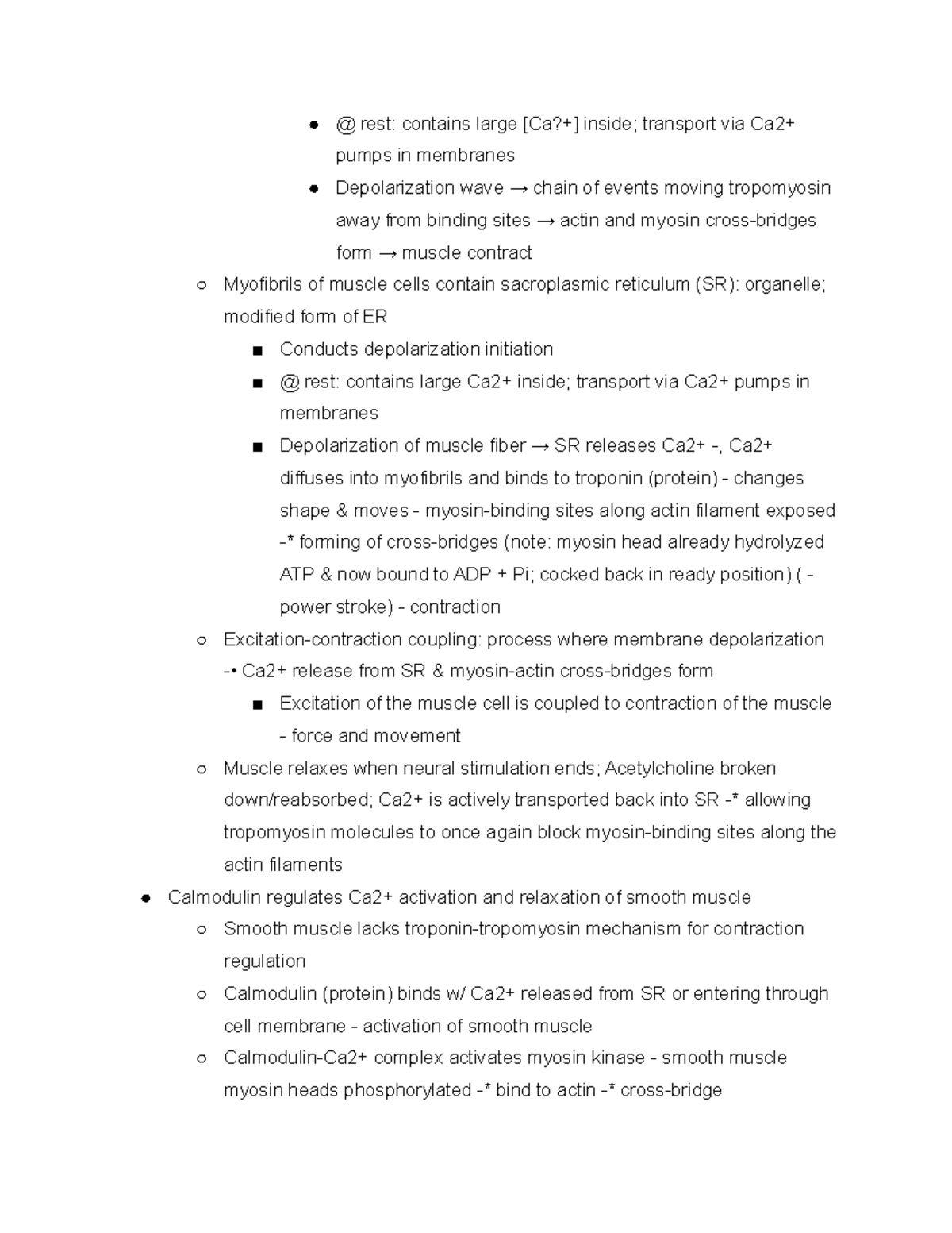 Muscle Contractile Properties - disrupts geometry of the myosin ...