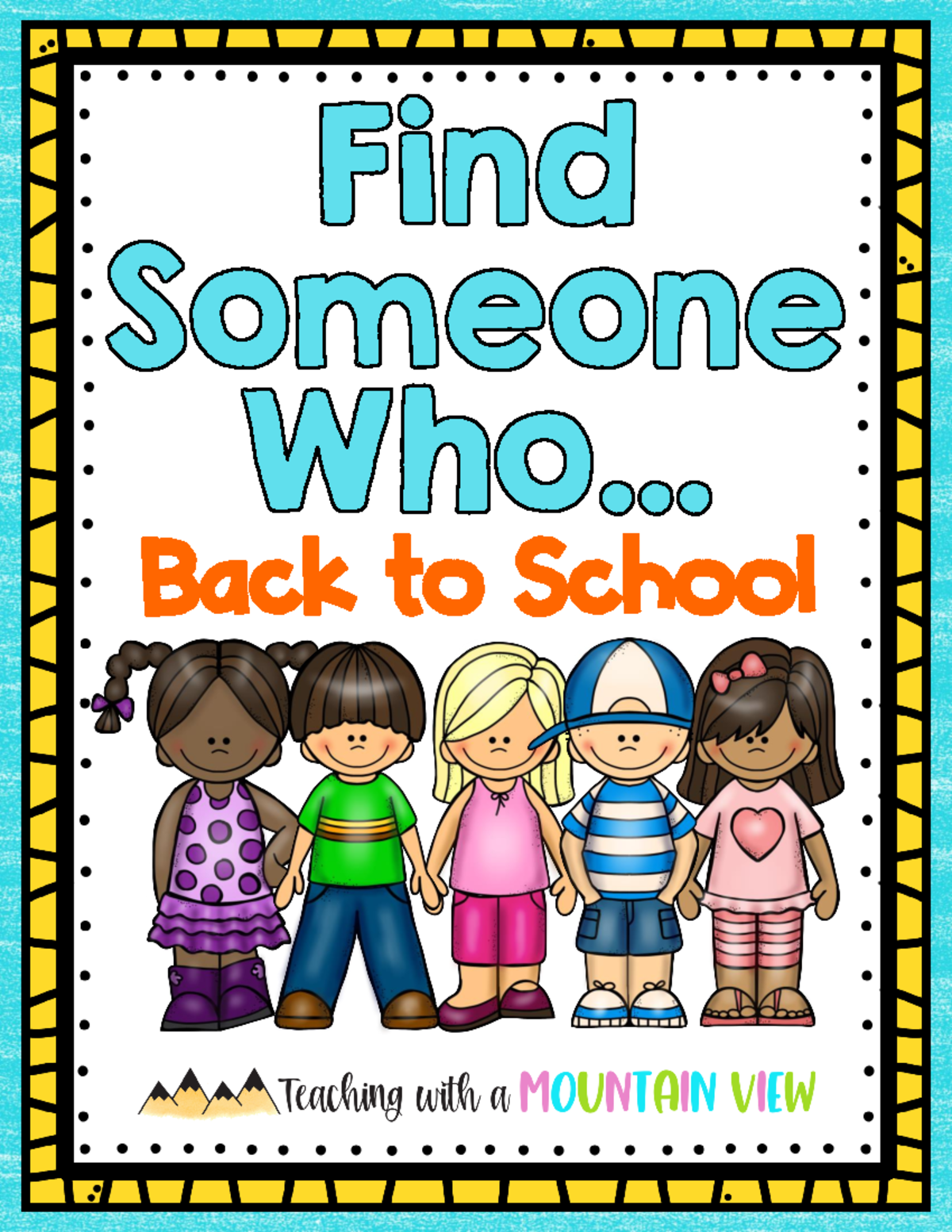 Find Someone Who - Back to School - Back to School PLEASE NOTE: YOUR ...
