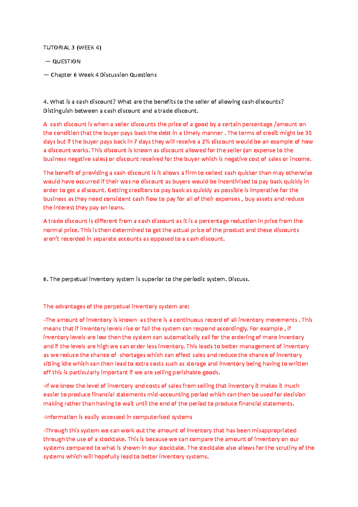 Tutorial 3 answers ...