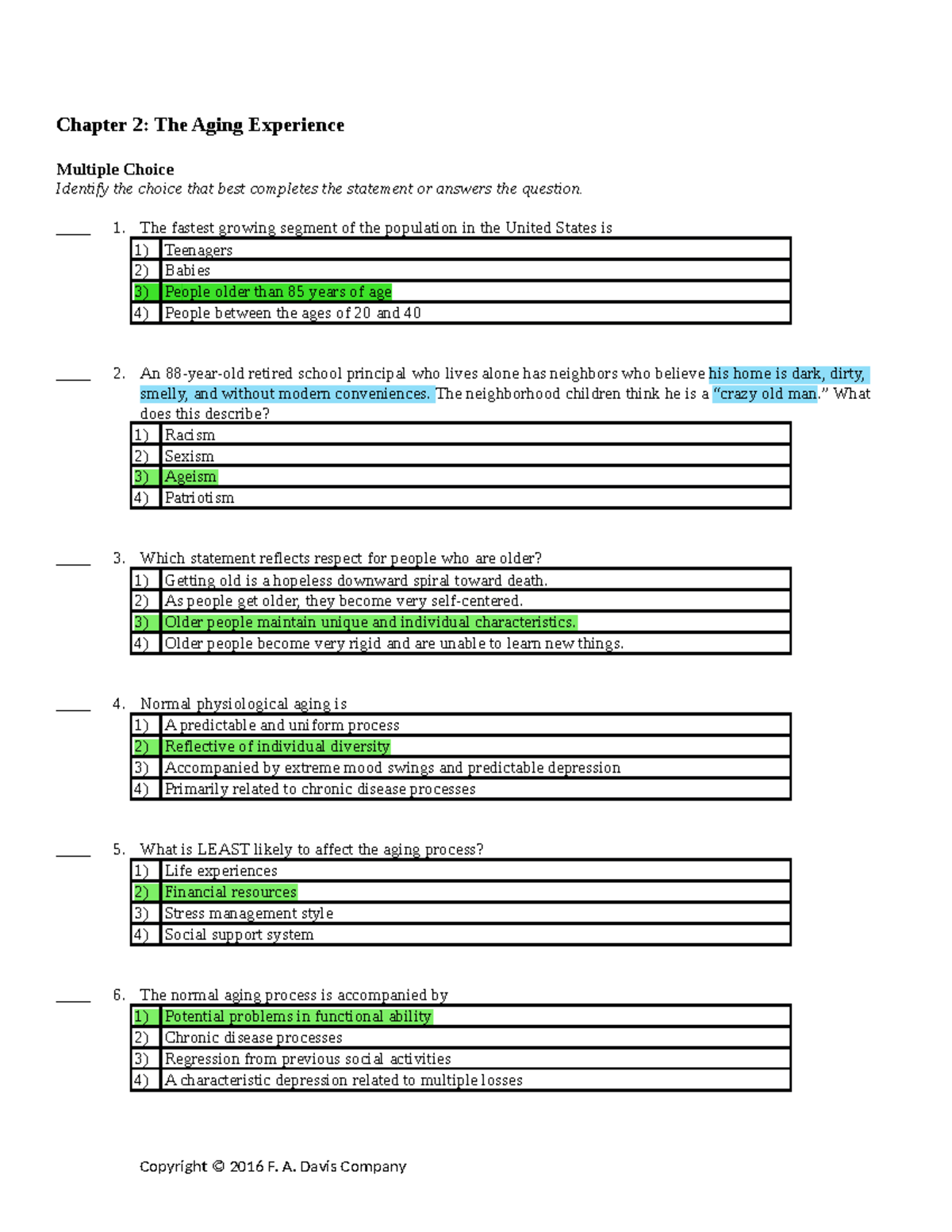 CH02.rtf aging experience - Chapter 2: The Aging Experience Multiple ...