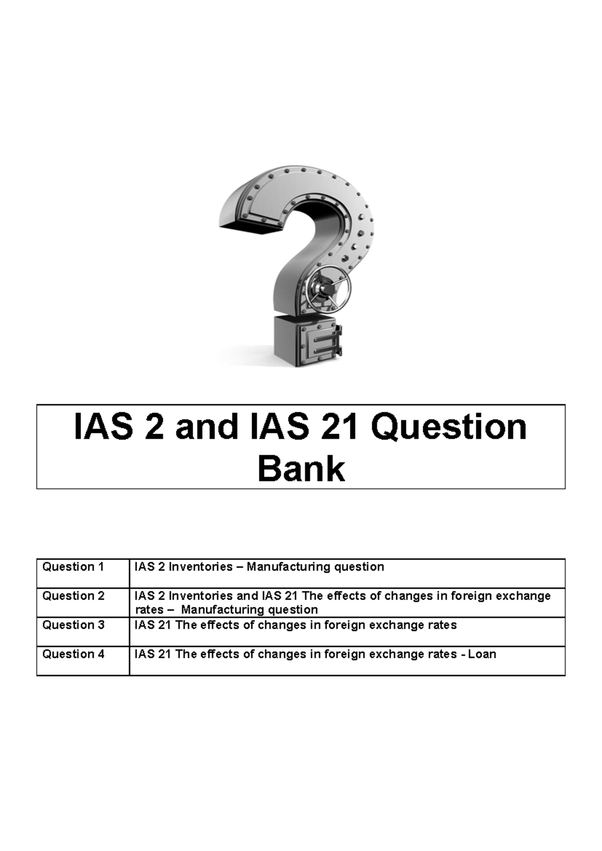07. Module 2&3 IAS 2 Inventories ; IAS 21 The effects of changes in ...