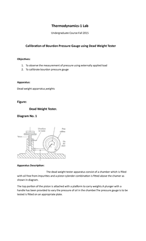 Applied Thermodynamic solved problem manual - UNIVERSITYOF ENGINEERING AND TECHNOLOGY, LAHORE ...