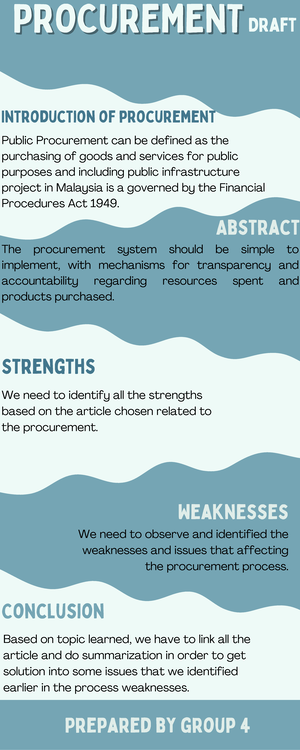 Introduction of procurement - A variety of administrative instruments ...