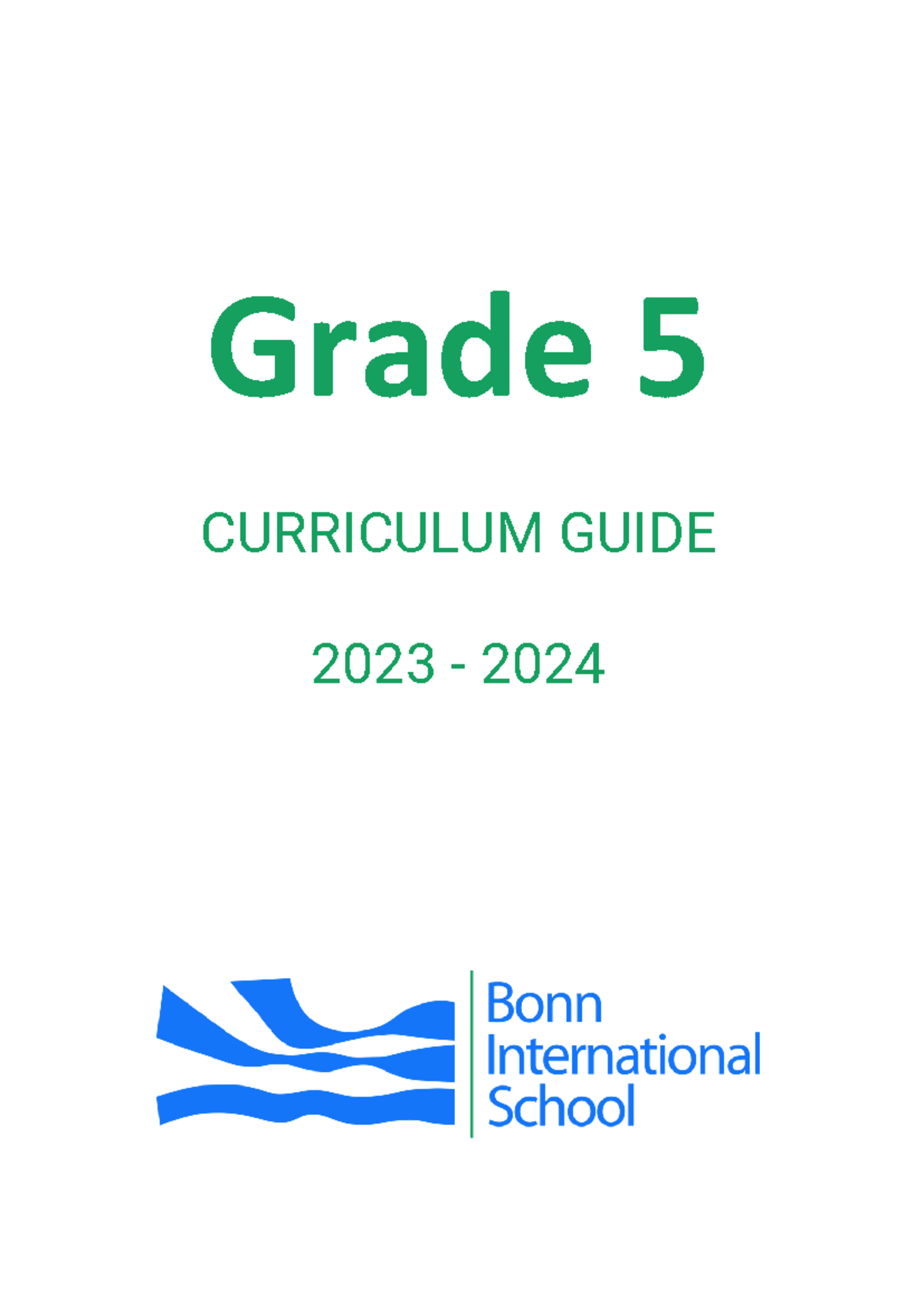 Grade 5 Curriculum Guide - Grade 5 CURRICULUM GUIDE 2023 - 2024 As an ...