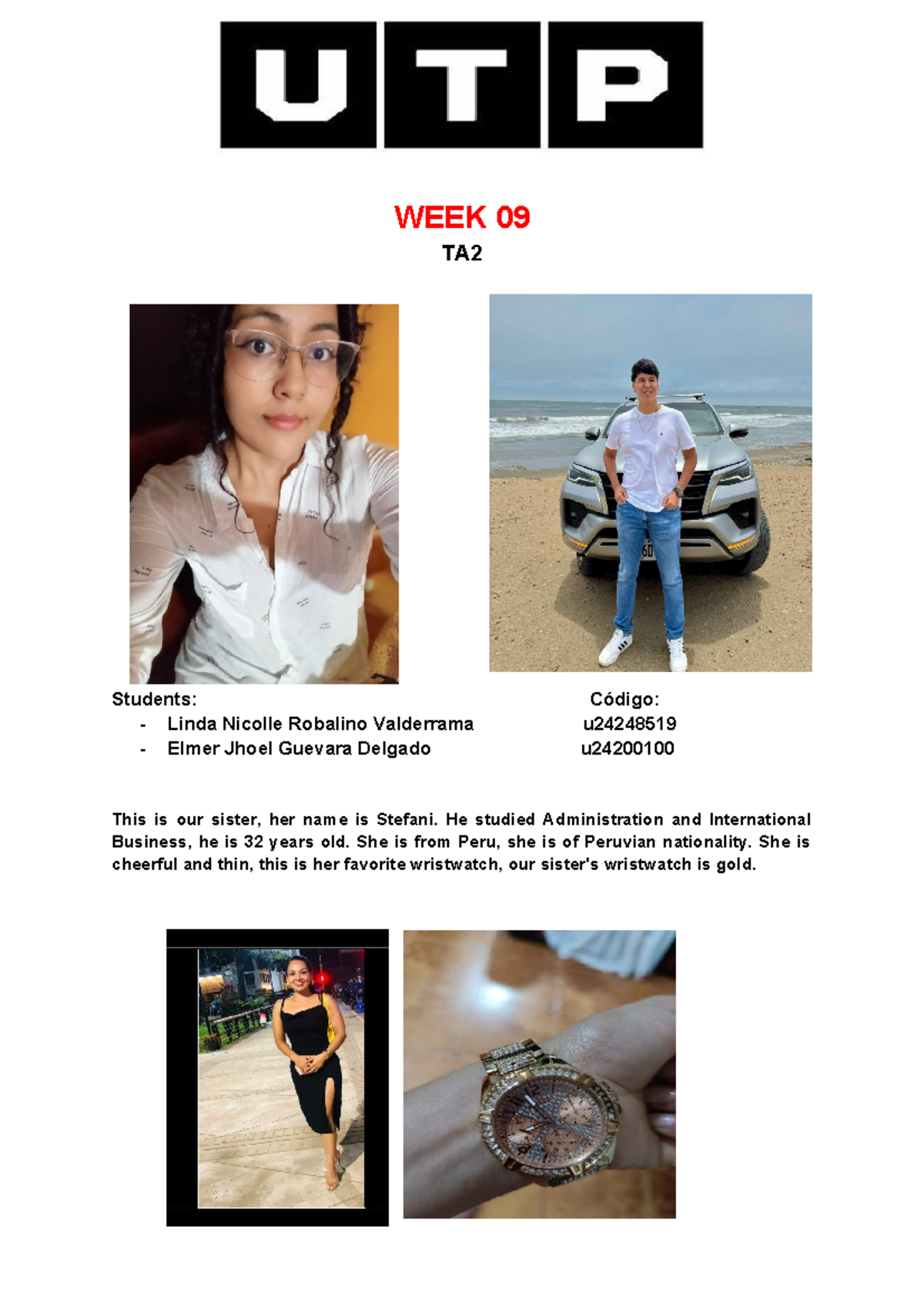 TA2 Ingles - ingles, tarea - WEEK 09 TA Students: Código: - Linda Nicolle Robalino Valderrama u ...