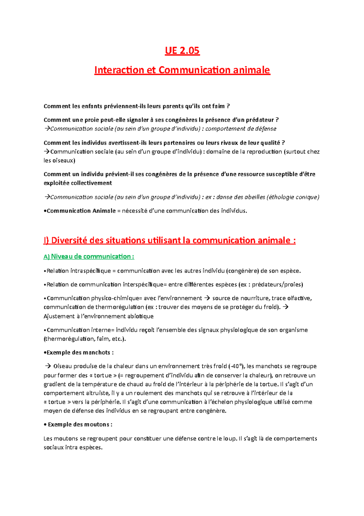 S2-Interaction et Communication Animale 2 - Biologie Animale - Lorraine ...