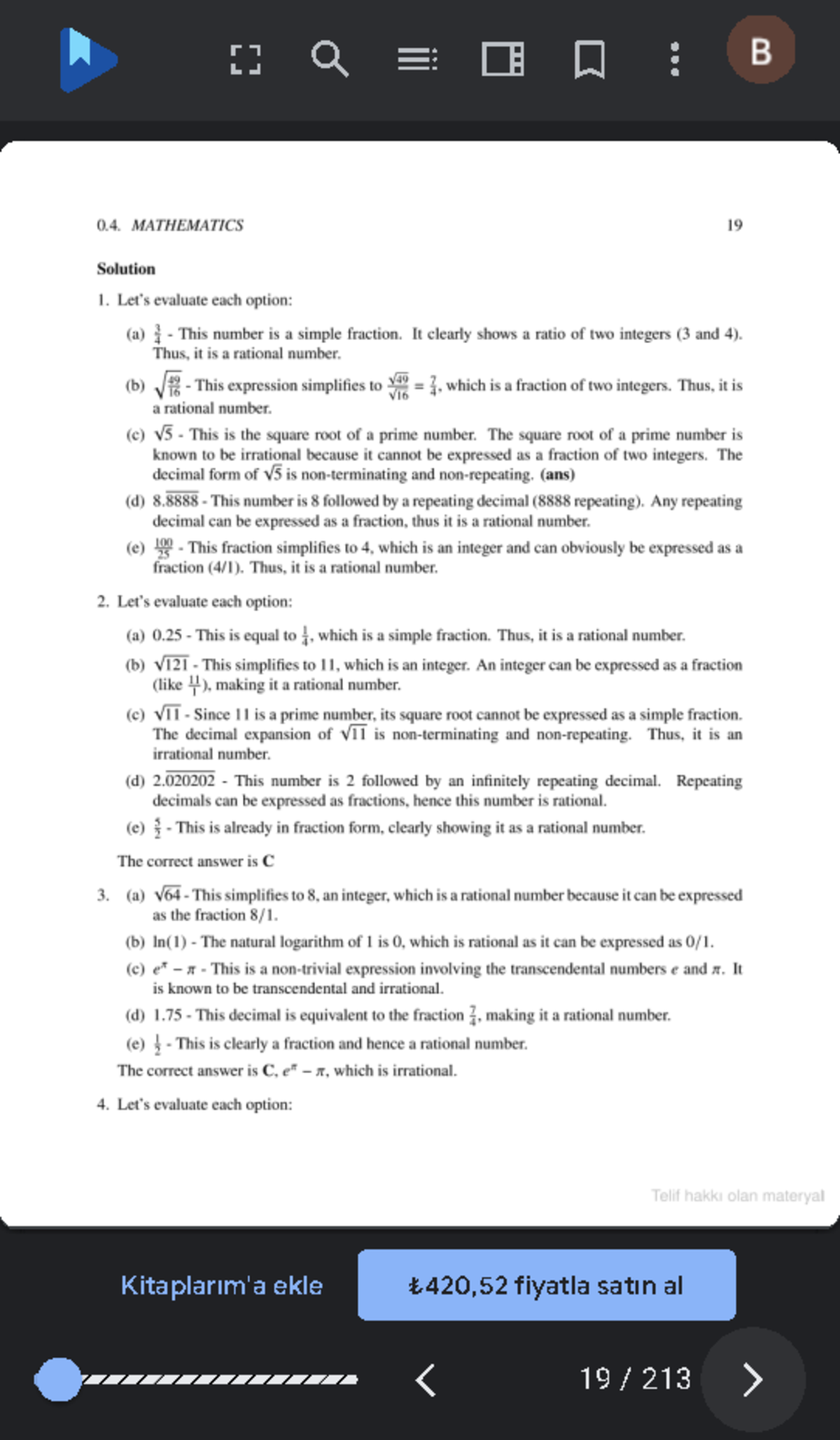 763116004 Mastering Math and Logic for the TOLC a Question Bank for the ...