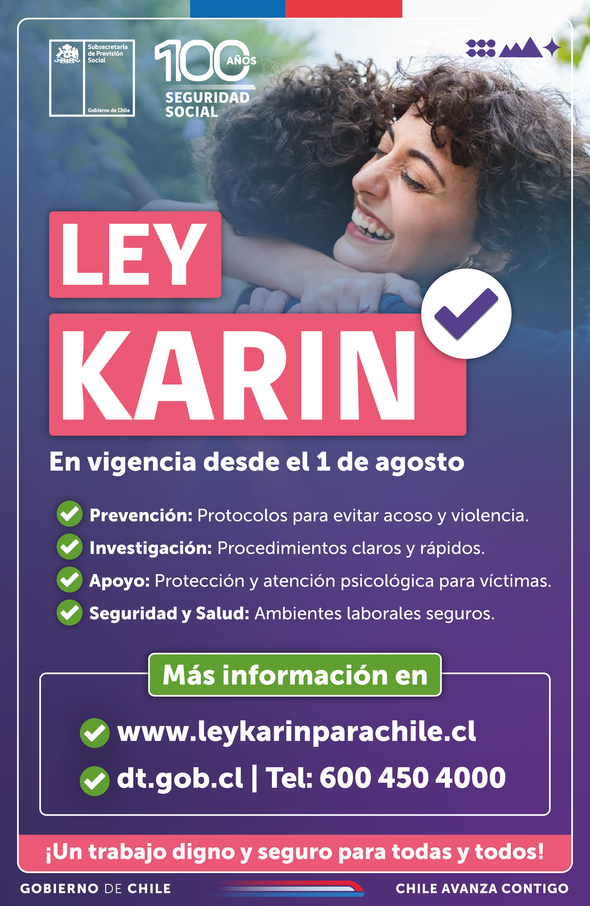 Afiche Tabloide LEY Karin WEB Empleadores - Prevención de Riesgos - KARIN LEY GOBIERNO DE CHILE ...