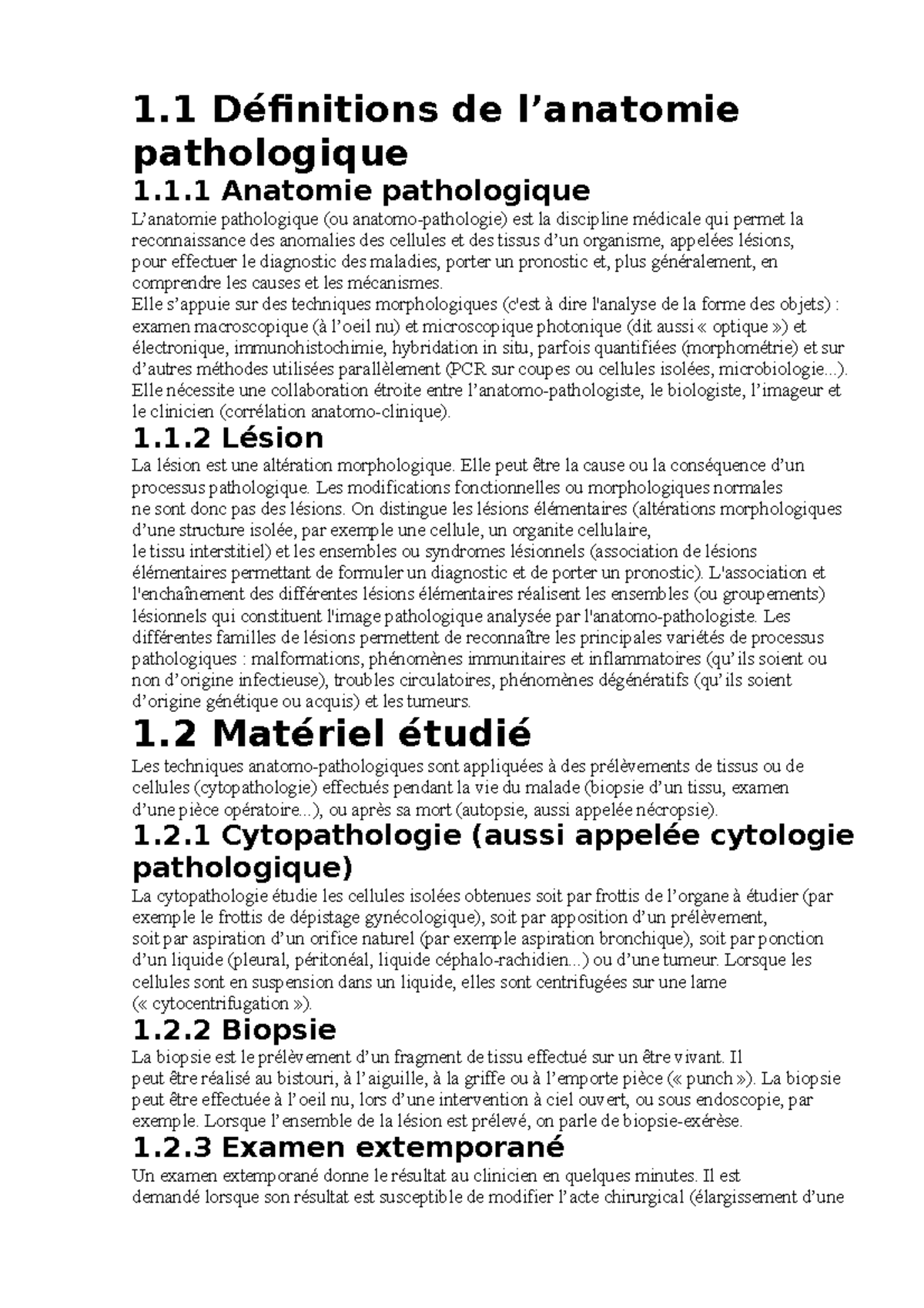 1 из учеб - xcghvjkbln:,! - 1 Définitions de l’anatomie pathologique 1. ...