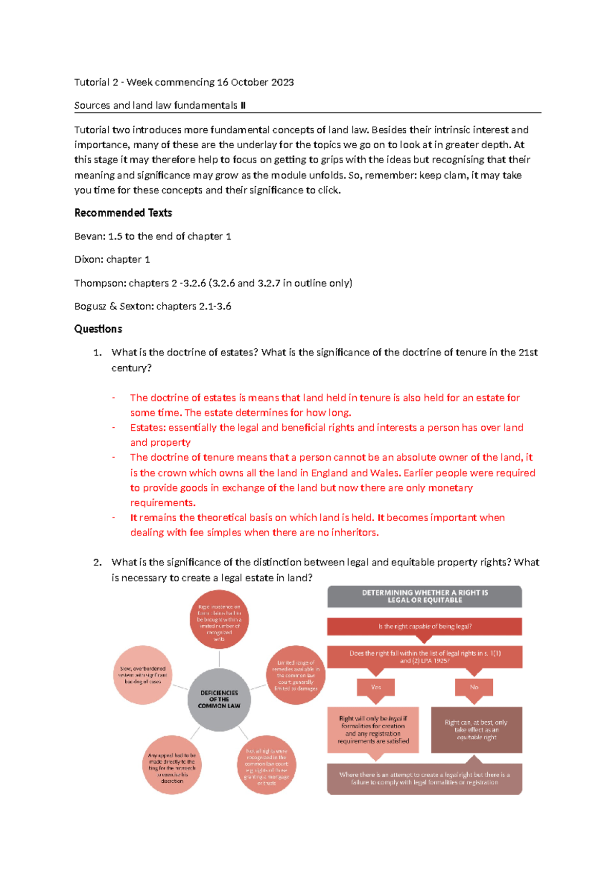 Tutorial 2 - Sources and Fundamentals 2 - Tutorial 2 - Week commencing 16 October 2023 Sources ...