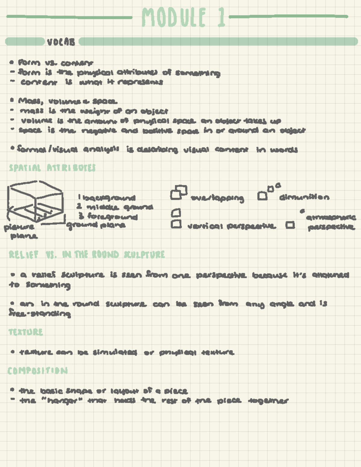 Intro To Visual And Material Culture- Bodies Module 1 Notes - MODULE 1 ...
