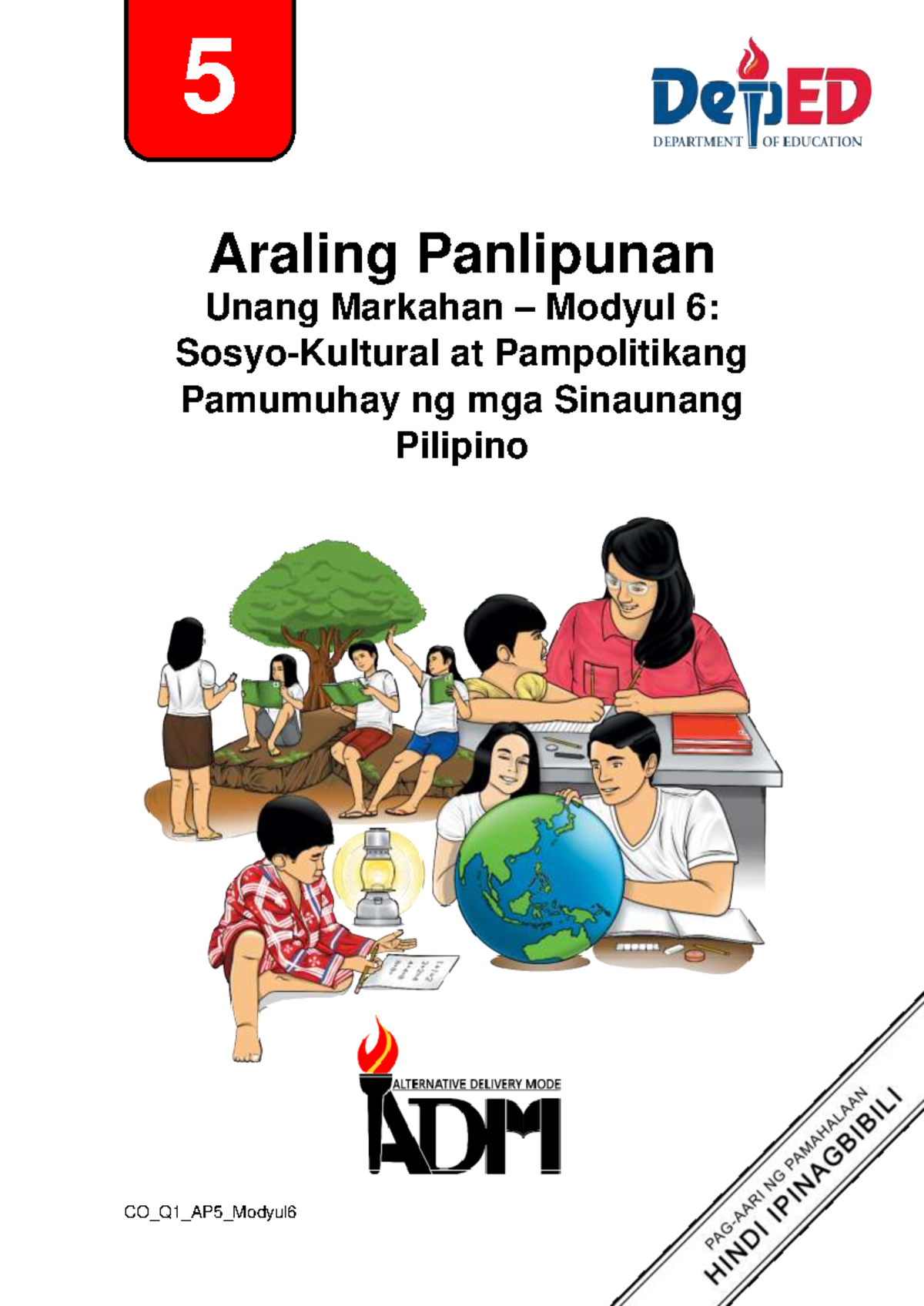 AP5 Q1 mod6 Sosyokultural At Pampolitikang Pamumuhay v2 - 5 Araling ...