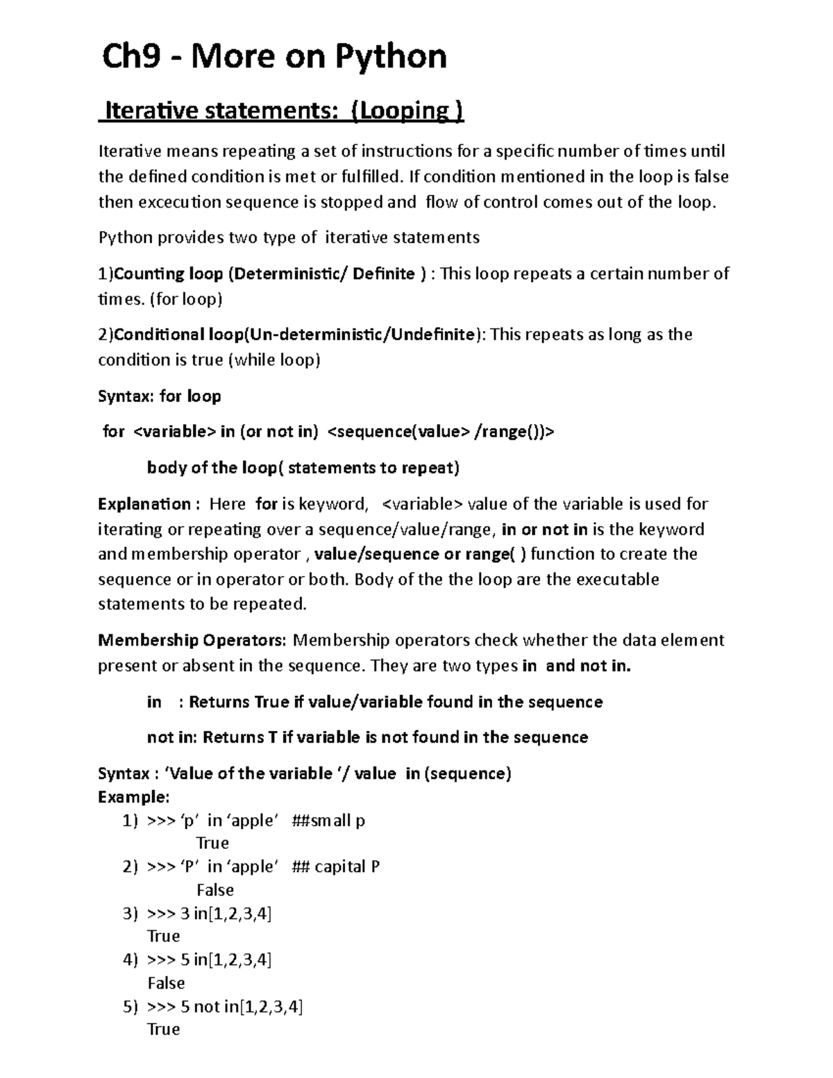 Ch 9 More On Python All Files Are Required To Get More Files Ch9 More On Python