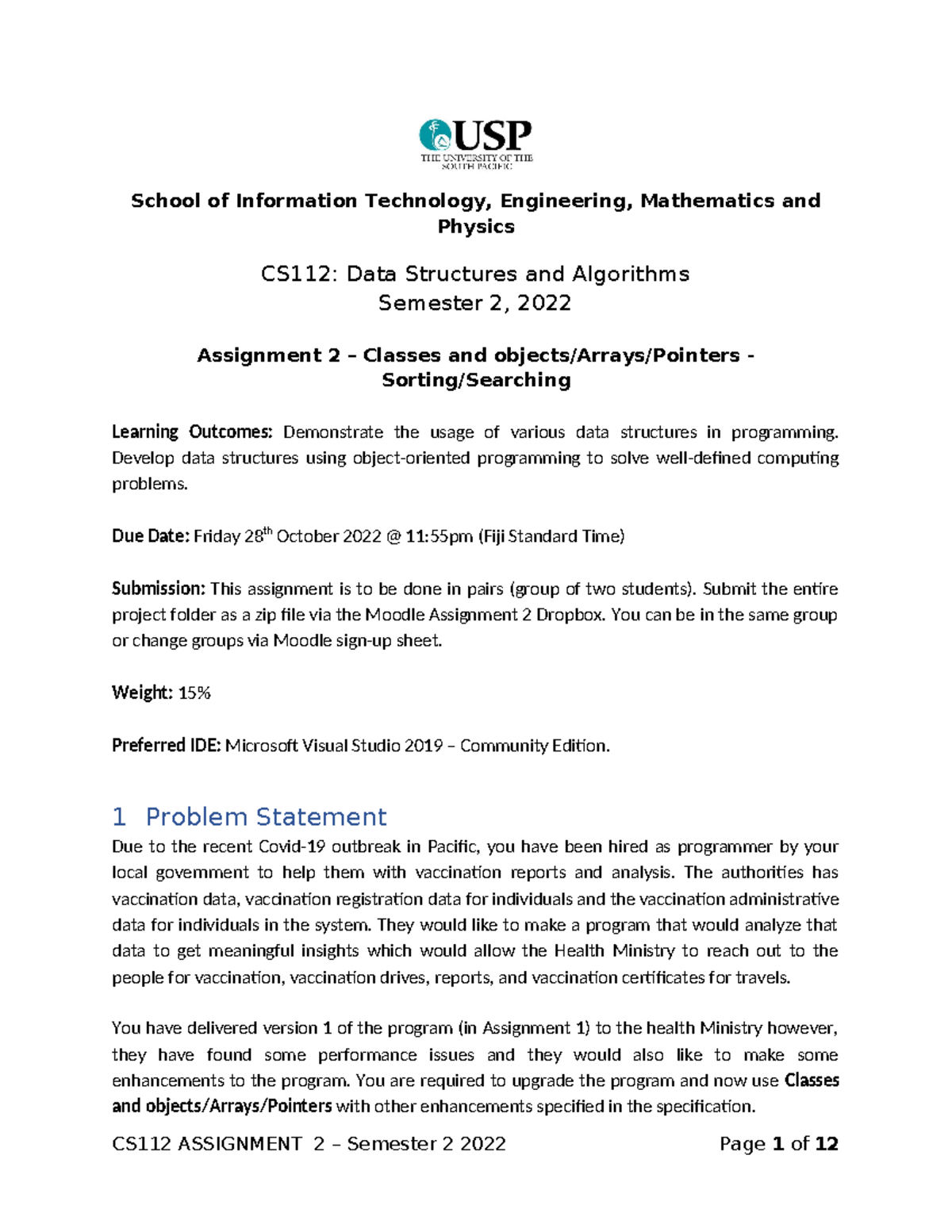 Assignment 2 - School of Information Technology, Engineering ...