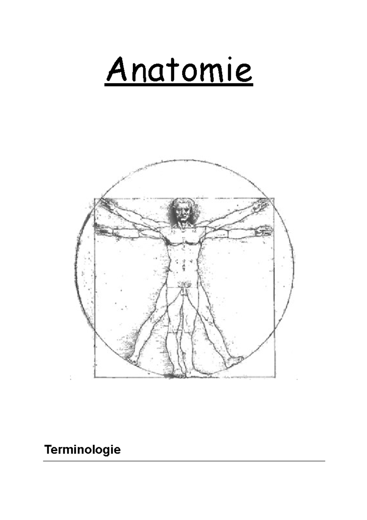 Anatomie - Anatomie Terminologie Anatomische houding : rechtop staan ...