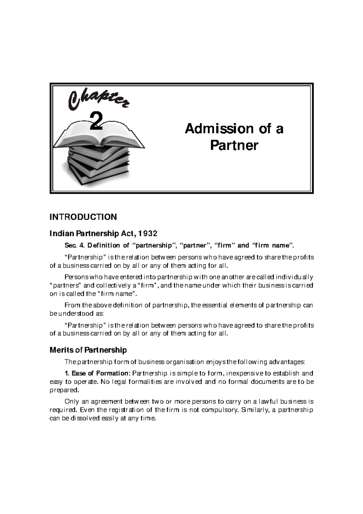 Admission of Partner FA - III1644397784 - 56 Accountancy and Financial ...