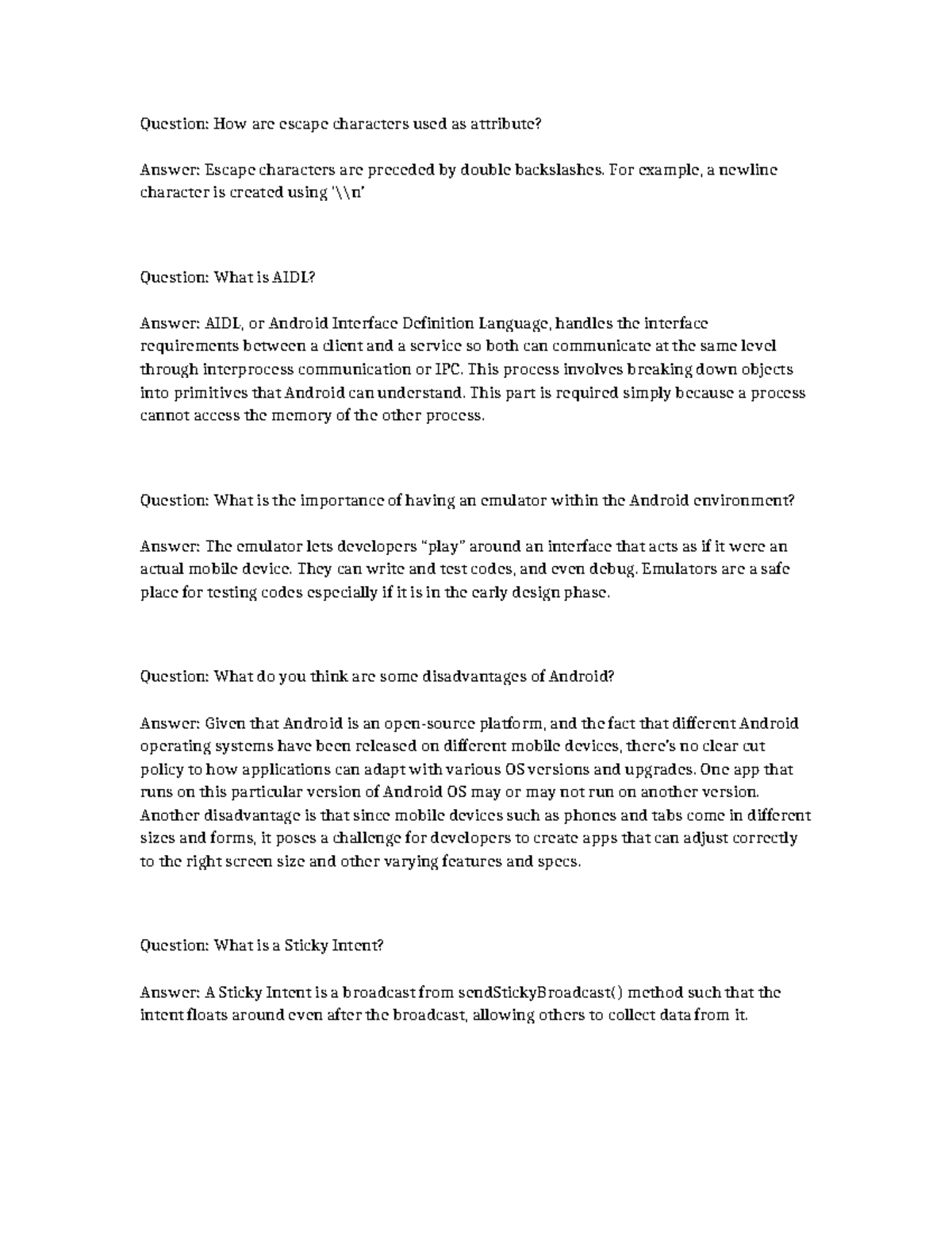 Unruffle block's grank - Question: How are escape characters used as ...