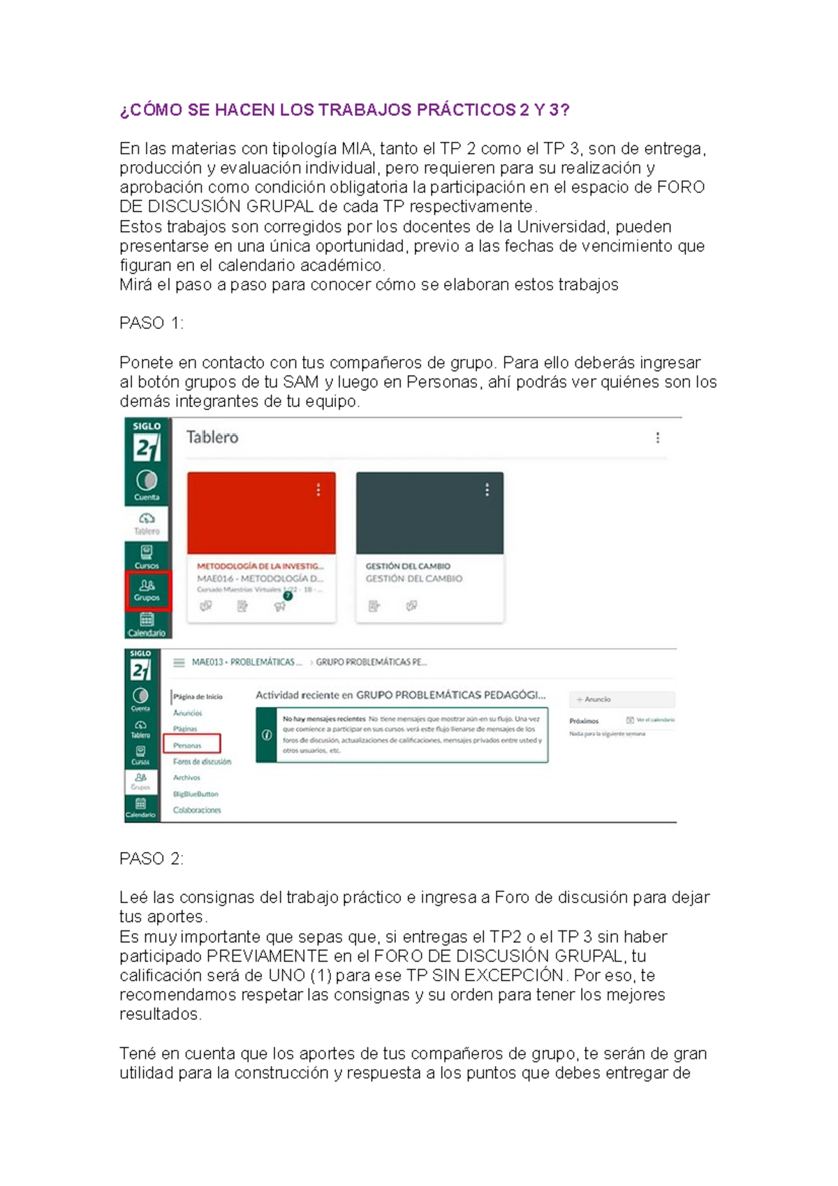 CÓMO SE Hacen LOS Trabajos Prácticos 2 Y 3 MIA - ¿CÓMO SE HACEN LOS ...