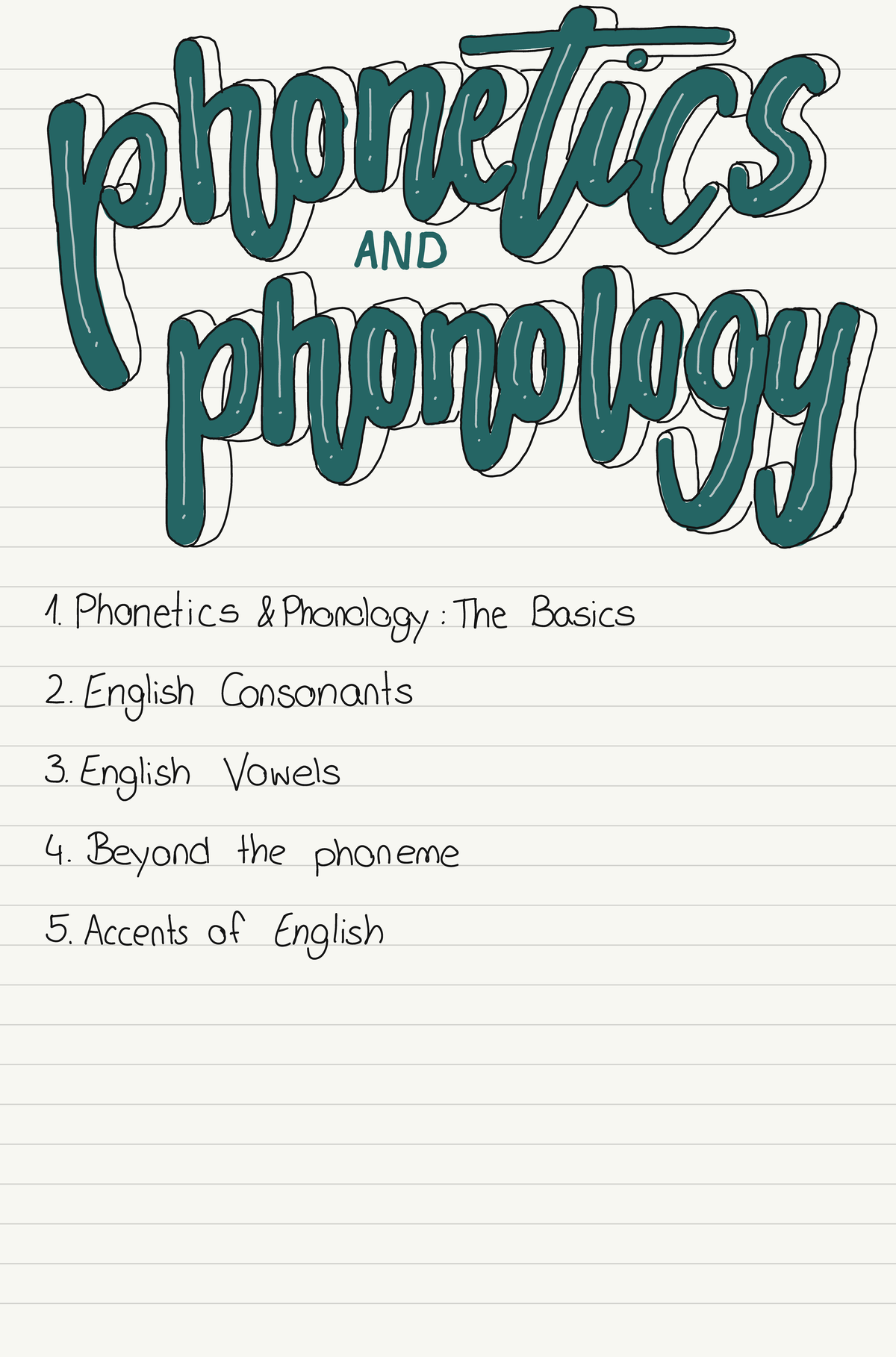 Phonetics& phonology - These are my study notes on the course by Prof ...