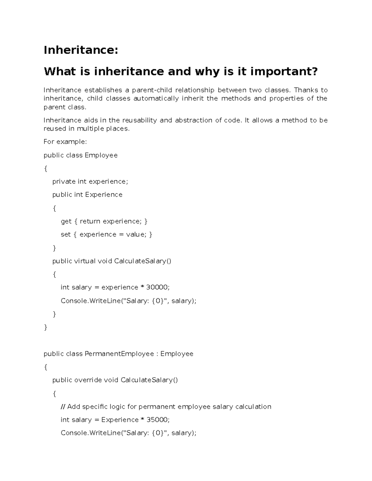 Inheritance what is - Inheritance: What is inheritance and why is it important? Inheritance ...