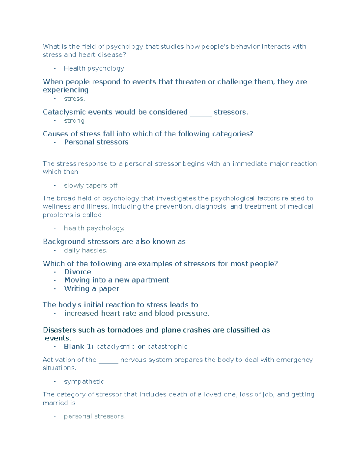 General Psychology ch.11 - What is the field of psychology that studies ...