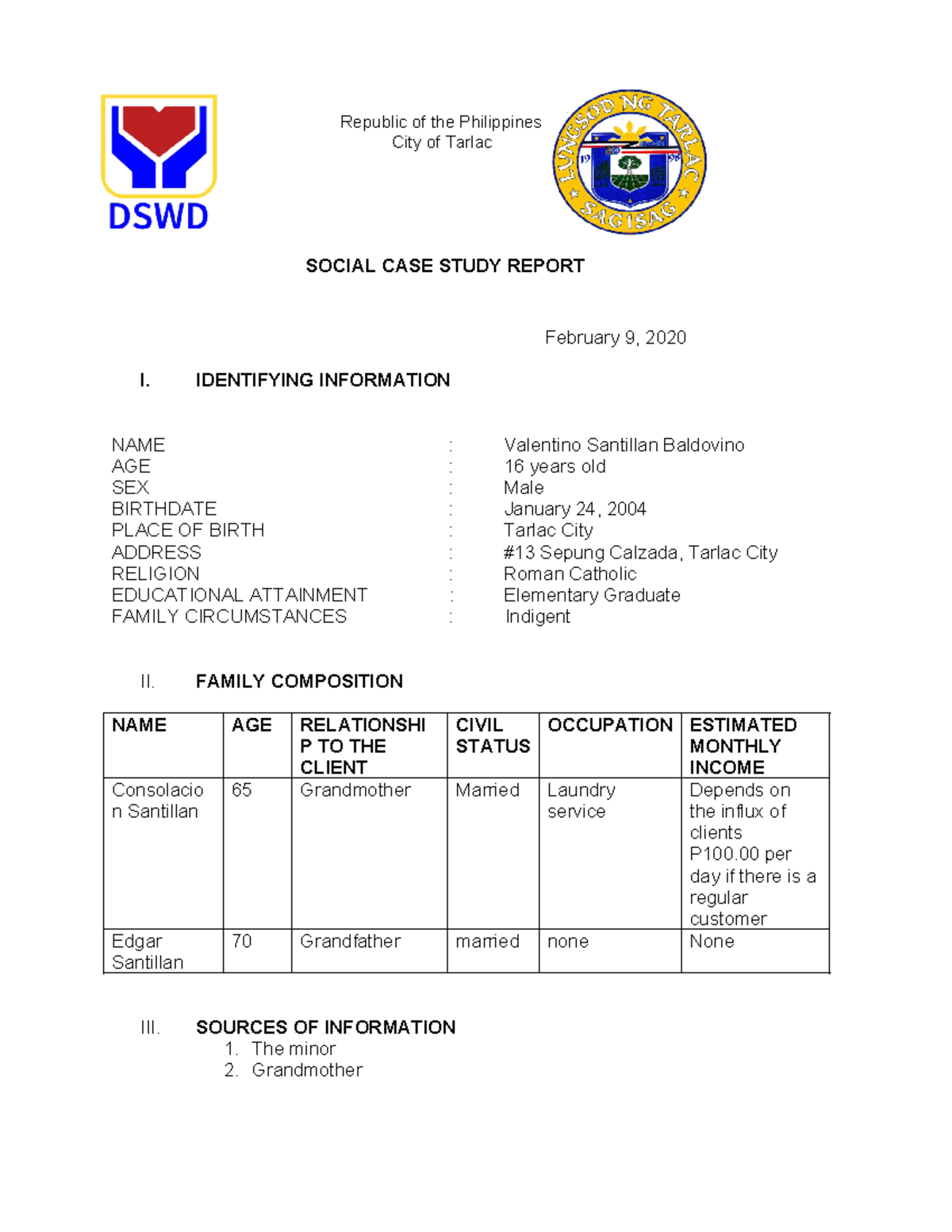 447976676 Case Study for Discernment Sample - Republic of the ...