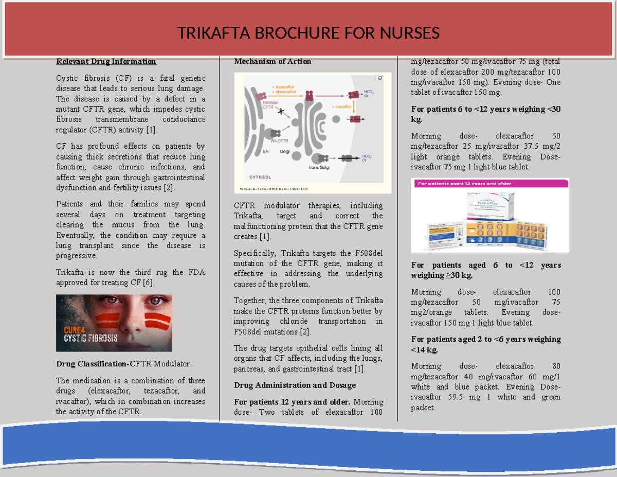 Brochure ON Trikafta Cystic Fibrosis-Pharm RUA - Relevant Drug ...