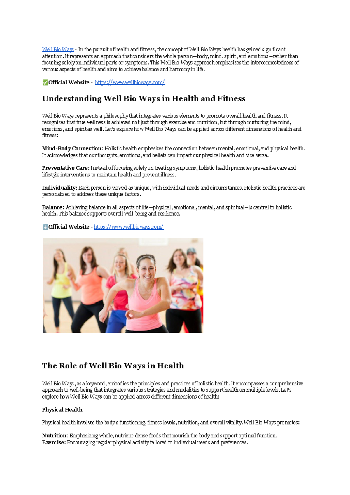 Well Bio Ways - Well Bio Ways, purveyor of top notch supplements, home ...