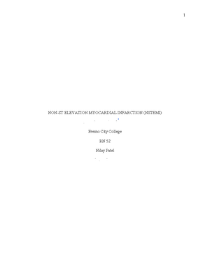 Nasogastric Intubation Case Study Documentation - Nasogastric ...