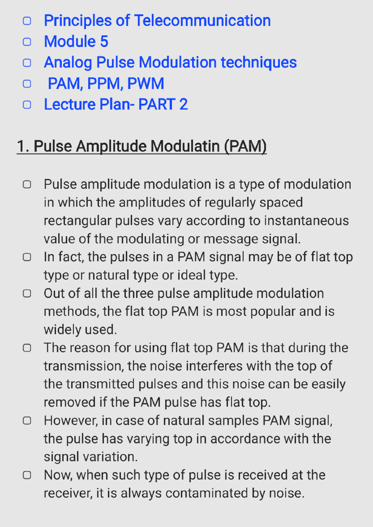1627392970-Module 5 Lec-52 Part2 Analog Pulse Modulation - Principles of Telecommunication ...
